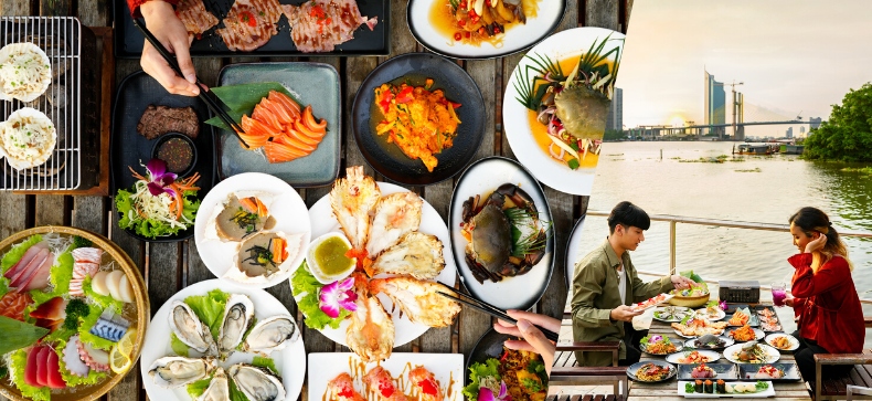 Seafresh Riverside Buffet บุฟเฟ่ต์ซีฟู้ดริมแม่น้ำเจ้าพระยา 719