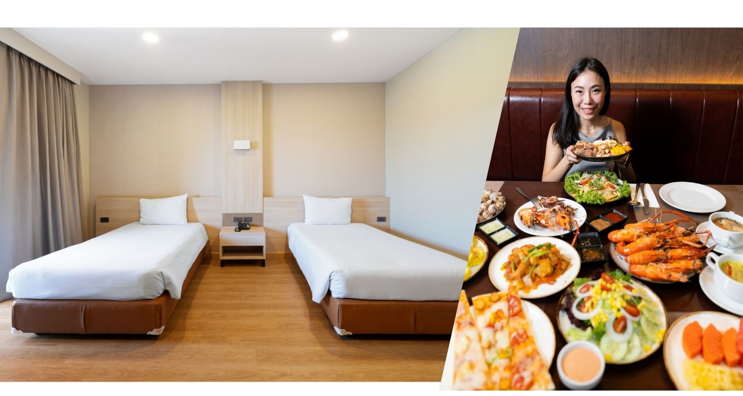 ที่พักใจกลางเมืองพัทยา ห้องพักใหญ่อลังการ ฟรีอาหารเช้า+บุฟเฟ่ต์ซีฟู้ด ...